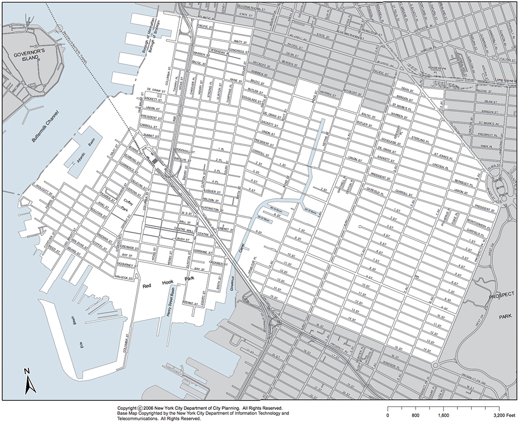 This is another DCP map showing all Brooklyn community districts